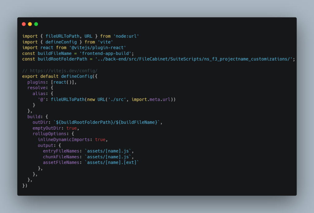 Getting Started Integrate Frontend Vite Reactjs With Netsuite 7265